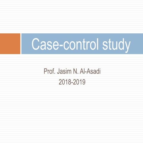 Case control study | PPT