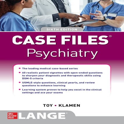 case -files-psychiatry-6th-edition . pdf | PDF
