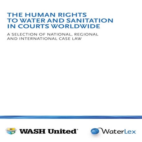 The Human Rights to Water and Sanitation in Courts Worldwide: A ...