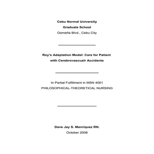 Case Study For Philo Theo (Final) | DOC