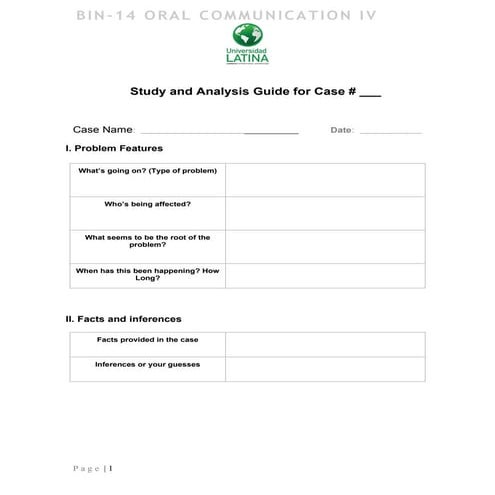 Case Study-Guide IN WORD | PDF