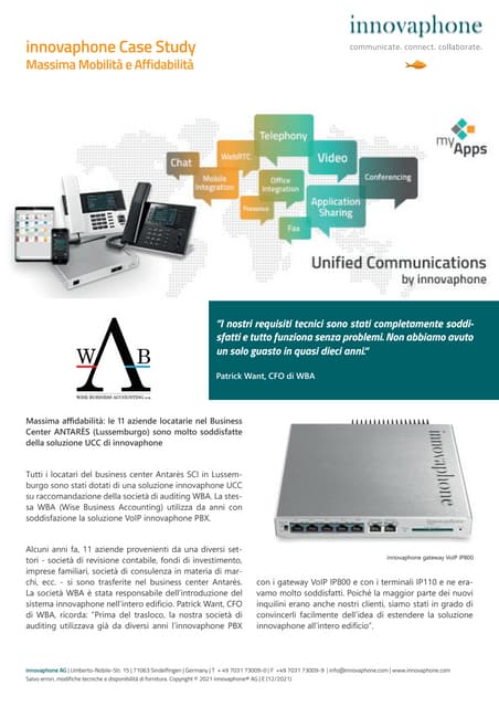 Case study innovaphone Emergency | PDF