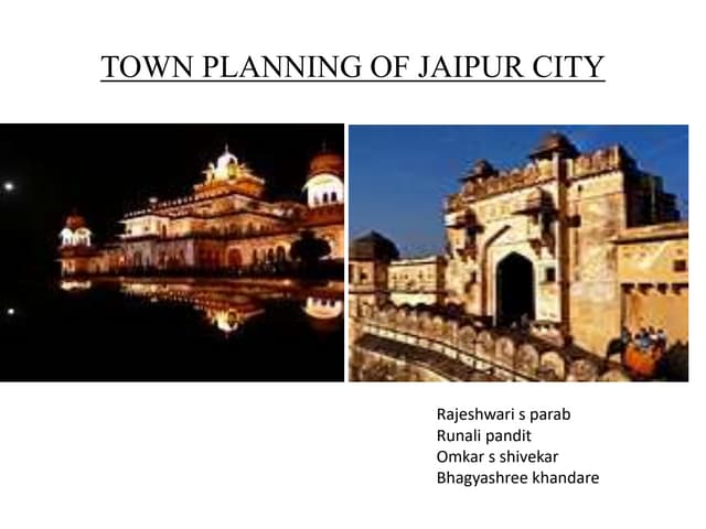 Jaipur City Planning - Urban Design | PPTX