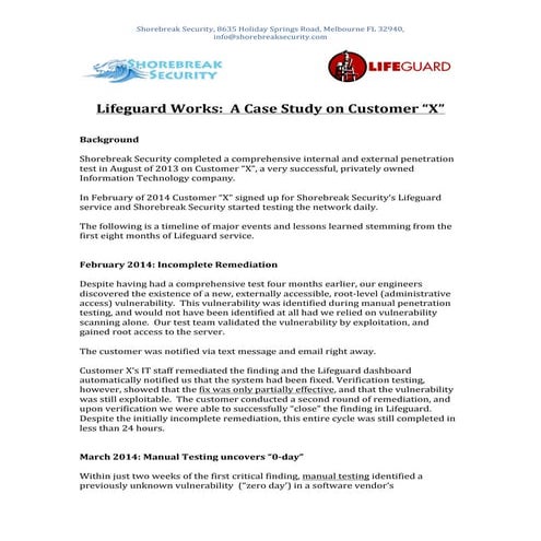 Lifeguard Works | PDF