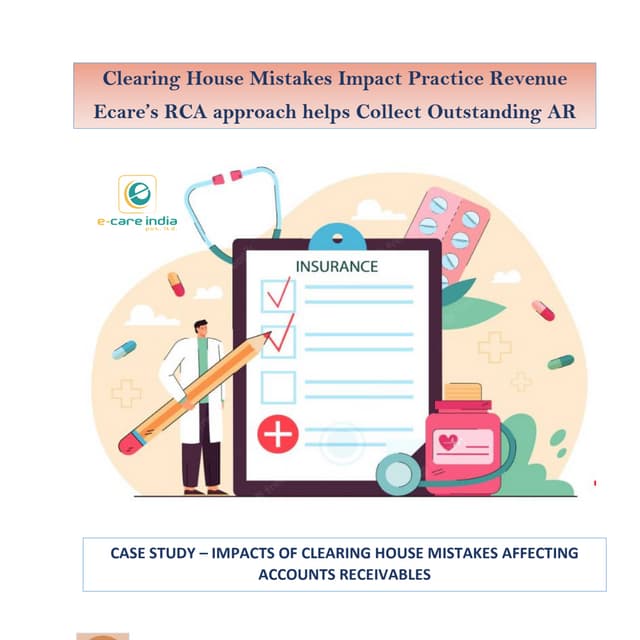 Clearing House Mistakes Impact Practice Revenue Ecare’s RCA approach ...