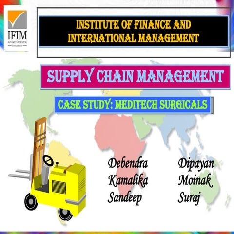 Case Study Scm | PPT | Logistics | Business