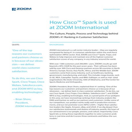 ZOOM International Overview | PPTX