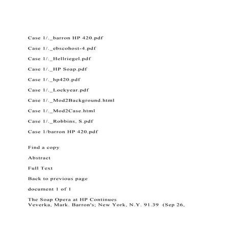 Complete the Hewlett-Packard Case Study Analysis. Answer all the q.docx