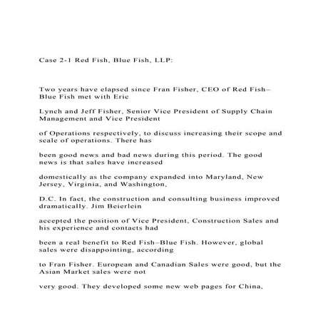 Case 2-1 Red Fish, Blue Fish, LLP Two years have ela.docx