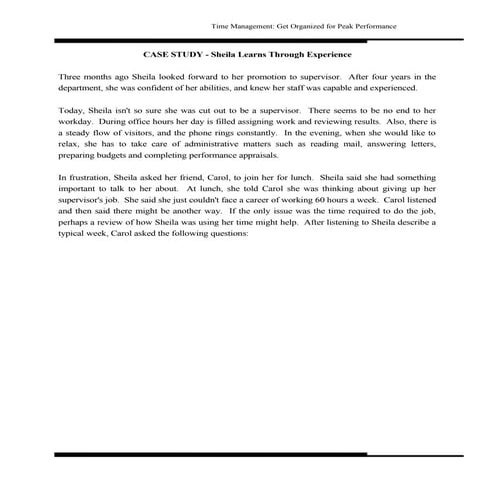 HR Case Studies | DOC