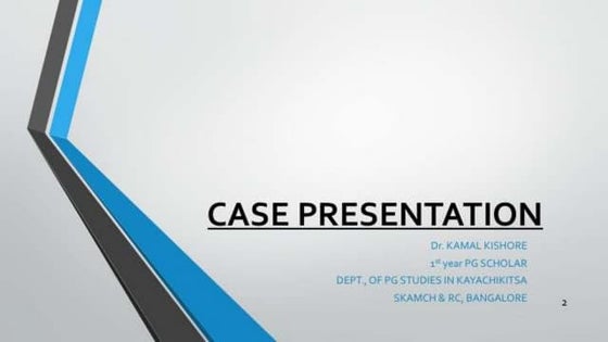 Orthopedics case presentation | PPTX