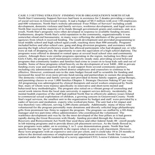 CASE 5-3 SETTING STRATEGY- FINDING YOUR ORGANIZATION'S NORTH STAR Nort.pdf