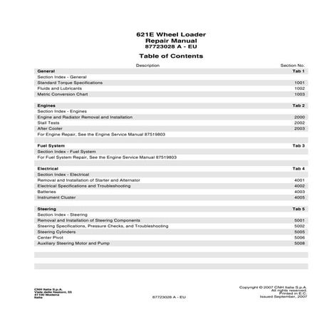 CASE 621E Wheel Loader Service Repair Manual.pdf