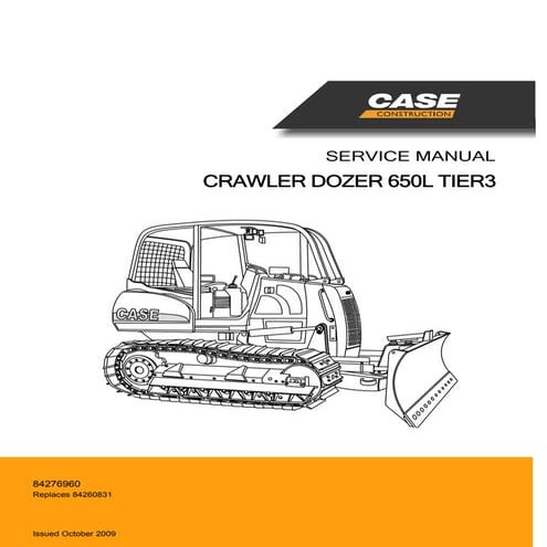CASE 650L Tier3 Crawler Dozer Service Repair Manual.pdf