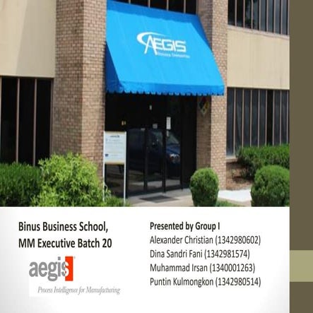 AEGIS International Analytics - Case Analysis | PDF