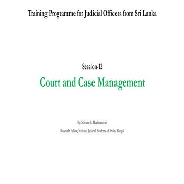 Case and court management | PPTX