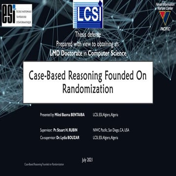 Case Based Reasoning Founded On Randomization Final Ppt