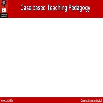 Case based teaching methodology_Dr. Shalini [Autosaved].pptx