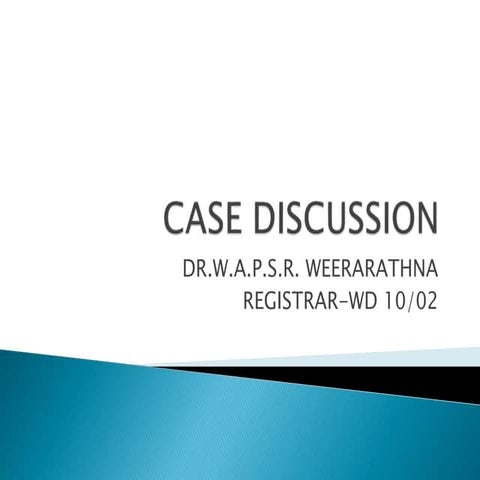 Case discussion | PPTX