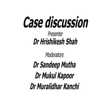 case discussion for DrNB in CArdiac Anaesthesia | PPTX