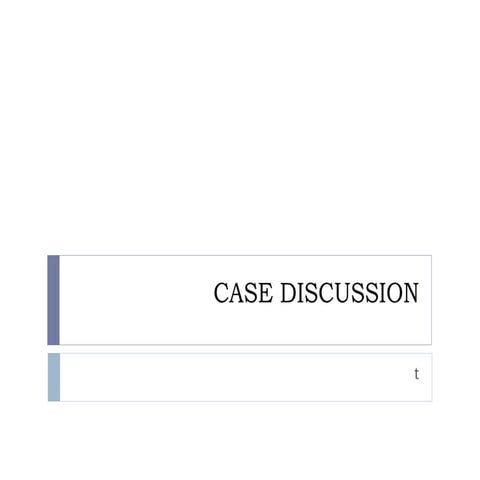 Case Discussion demyelinating diseases Central nervous system.pptx