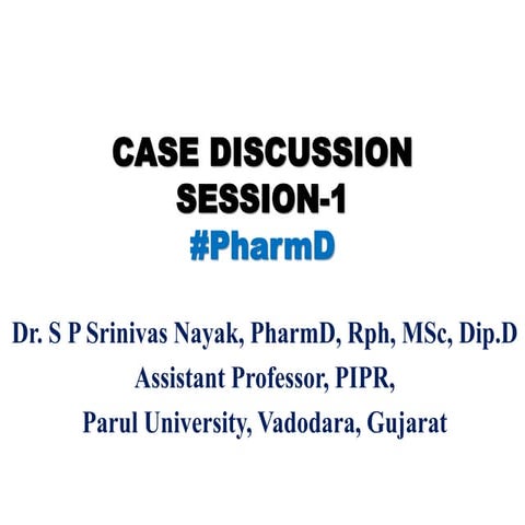 geriatric Case discussion 1 | PPTX