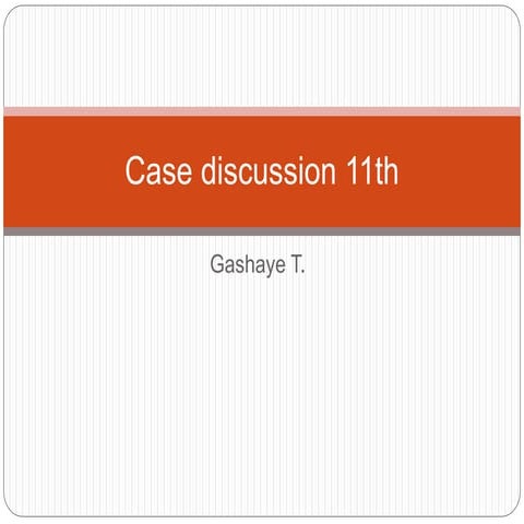 Case discussion 5 | PPTX