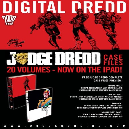 Judge Dredd Case Files preview | PDF