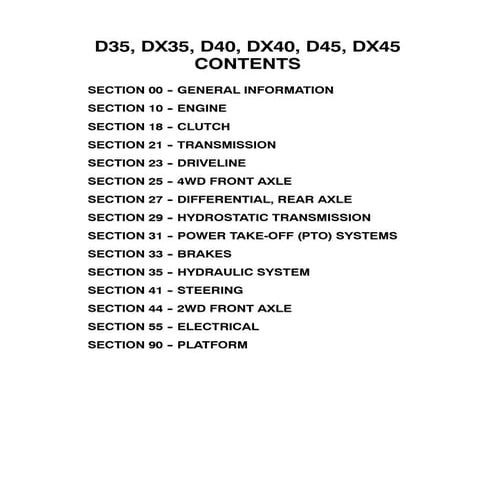 Case ih d35 tractor service repair manual | PDF