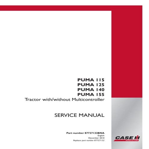 CASE IH PUMA 115 Tractor Service Repair Manual.pdf