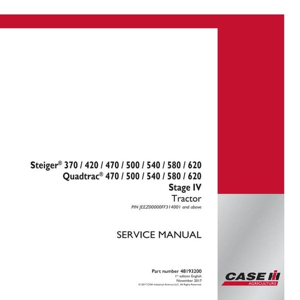 Case ih quadtrac 580 stage iv tractor service repair manual(pin ...