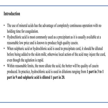 casein production at automization and it's process | PPTX