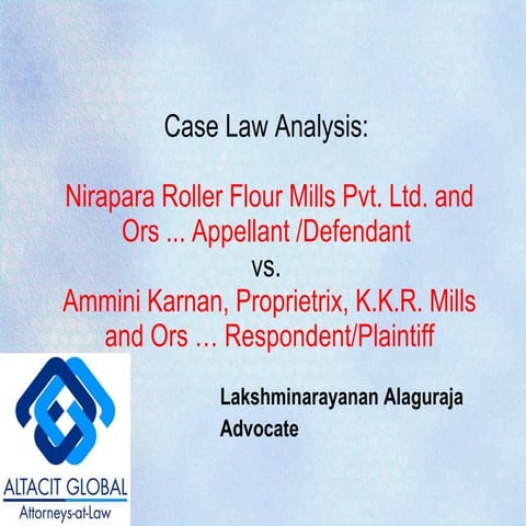 Case law analysis | PPT
