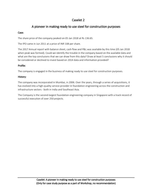 Caselet 3_A leader in the Security Surveillance domain_case study | PDF