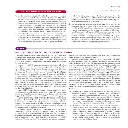 Caselet 2on Statistics and Database Quantitative Management | PDF