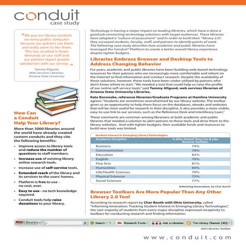 Libraries Case Study | PDF