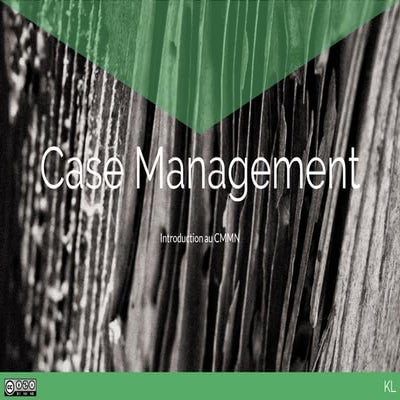 Introduction Au Case Management Modeling Notation Cmmn Ppt