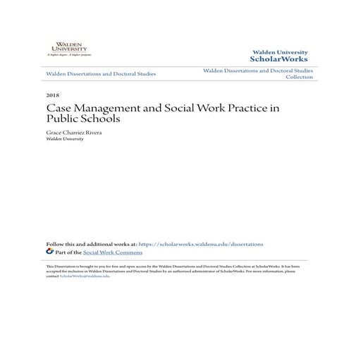 Case Management And Social Work Practice In Public Schools Pdf