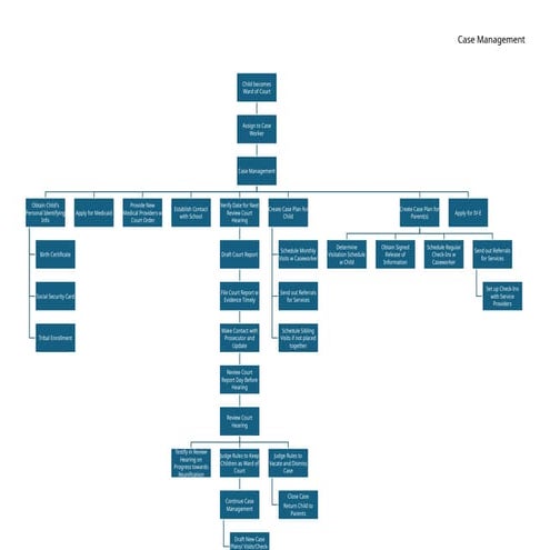 Child Welfare Case Management Process Flow | PPT