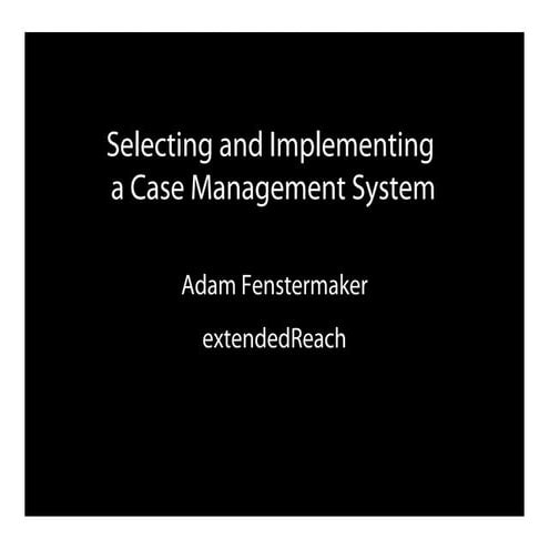 Case management systems | PDF | Computer Software and Applications | Computing