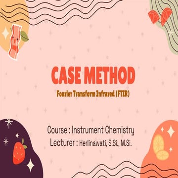 Case Method Power Point Topic Instrumental Chemistry Physics | PPT