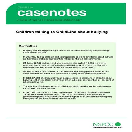 Casenote Bullying | PDF
