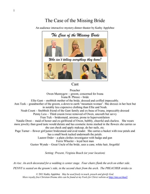 The Birth of Jesus Reader's theater script | PDF | Birth | Personal ...