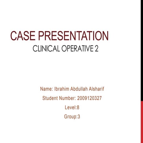 Case presentation | PPT