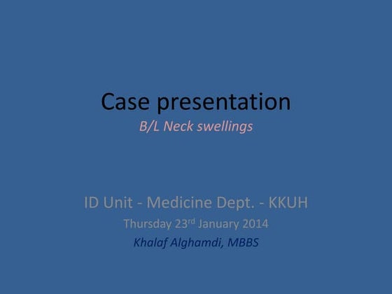 Patient Case Presentation | PPT