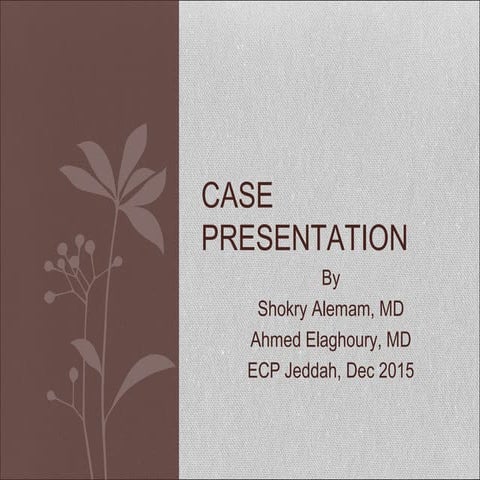 Case presentation | PPT