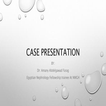 Case presentation | PPT