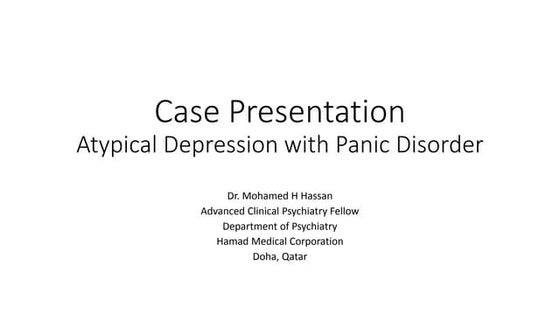 Psychiatry Case Presentation (Depression).pptx