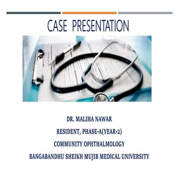 Case presentation | PPTX