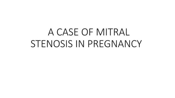 Obstetric case study | PPTX | Pregnancy | Reproductive Health